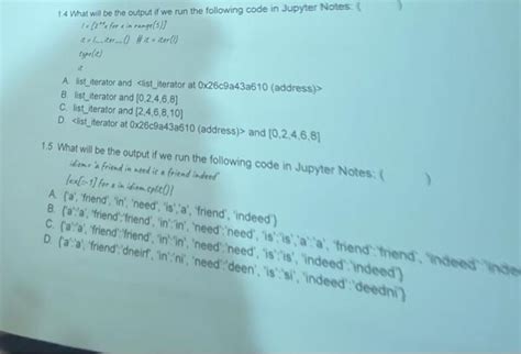 14 What Will Be The Output If We Run The Following