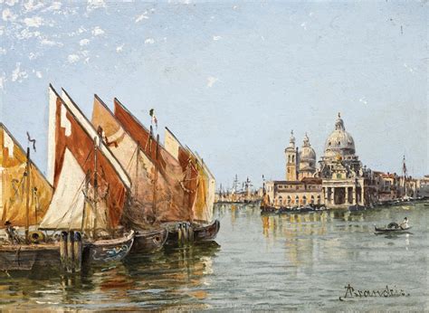 Купить репродукцию морской пейзаж художницы Рыбацкие лодки художница Брандейс Антониэтта