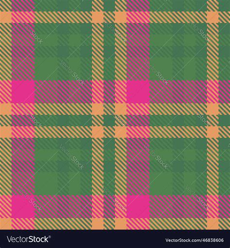 Background Textile Check Seamless Tartan Fabric Vector Image