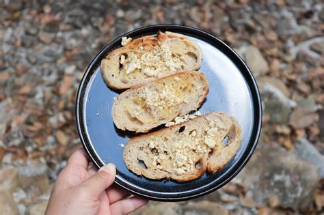 Pan De Ajo Baguette En Rodajas Pan En Rodajas O Pan De Almendras