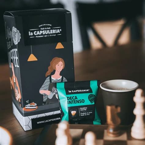 Set 10 Capsule Cafea Deca Intenso Compatibile Nespresso La Capsuleria