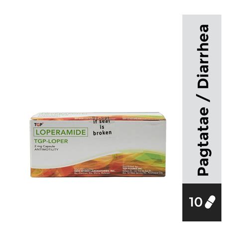 Loper Loperamide Capsule 2mg 10s Shopee Philippines