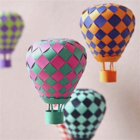 Поделка воздушный шар из бумаги фото и картинки 68 штук