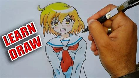 تعلم رسم كوتورا من الأنمي كوتورا سان Drawing Kotoura San Youtube