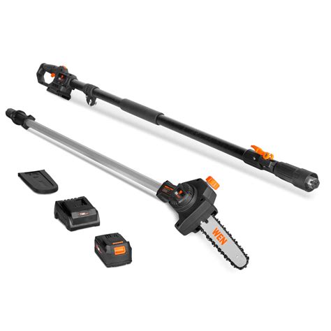 Wen 20v Max Cordless Brushless 8in Pole Saw Bar Length 8 In Operating Height 17 Ft Model