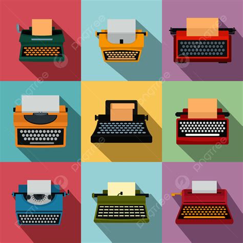Typewriter Keyboard Vector Art Png Typewriter Machine Keys Old