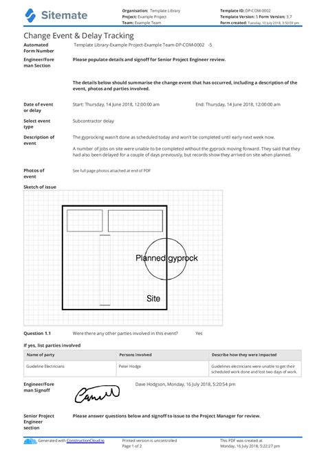 Delay Analysis Report Template Use This Template For Free Now