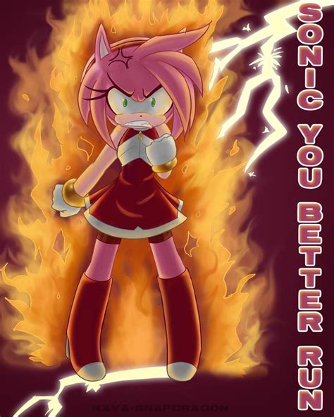 Amy Rose Sonic You Better Run Amy Rose Amy Rouge The Bat