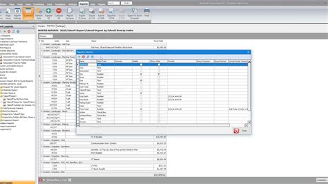 PlanSwift Using Formulas In Your Report Columns YouTube