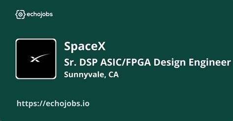 spacex is hiring sr dsp asic fpga design engineer silicon engineering