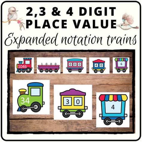 Place Value Expanded Notation Activity Digit By Teaching With The Kookaburras