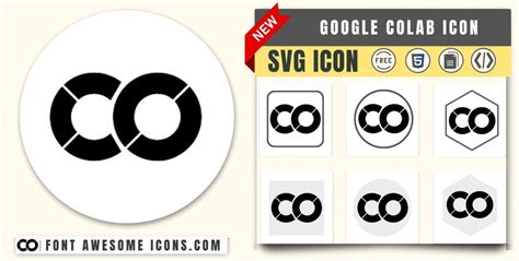 Google Colab Icon SVG Code Download Path HTML