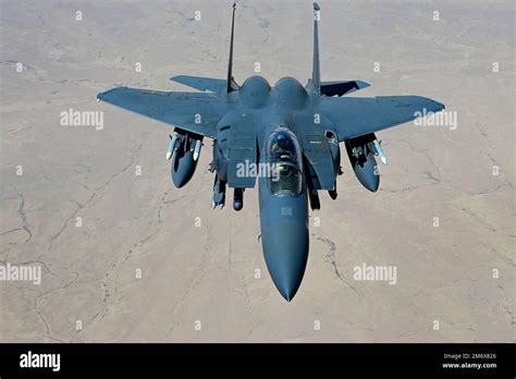 A U S Air Force F 15e Strike Eagle Aircraft Assigned To The 335th