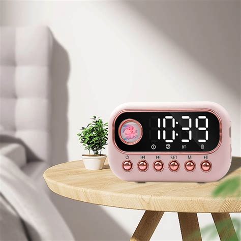 Qtocio Bluetooth Speaker Intelligent Bluetooth Sound Alarm Clock