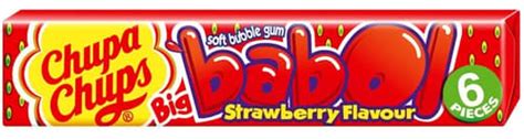 Chupa Chups Big Babol Strawberry Chewing Gum
