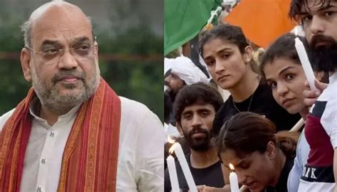 నేను చూసుకుంటా రెజ్లర్లకు అమిత్ షా స్పష్టమైన హామీ