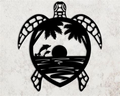 Sea Turtle Sign Wall Sign Turtle Decor Sea Turtle Turtle Beach