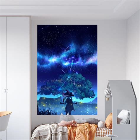 Adesivo De Parede Genshin Impact Aum Adesivos Adesivo De Parede