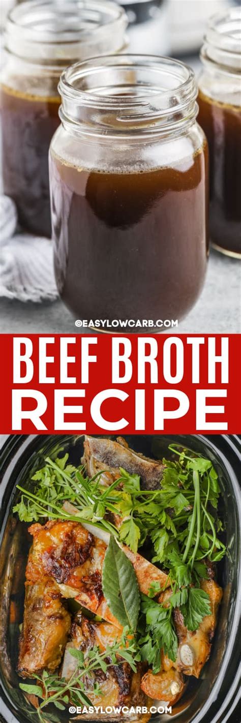 Beef Bone Broth Recipe So Healthy Easy Low Carb