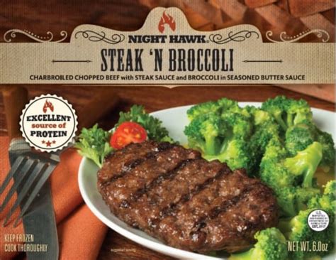 Night Hawk Steak N Broccoli Frozen Meals 61 Oz Kroger