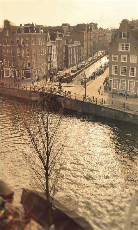 Prinsengracht Canal In Amsterdam Stock Image Image Of Skyline City