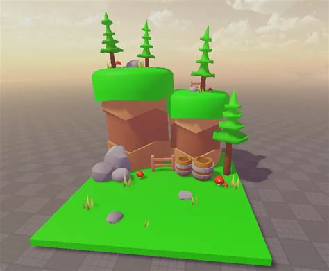 Low Poly Cartoon Nature Assets Pack Clearly Development