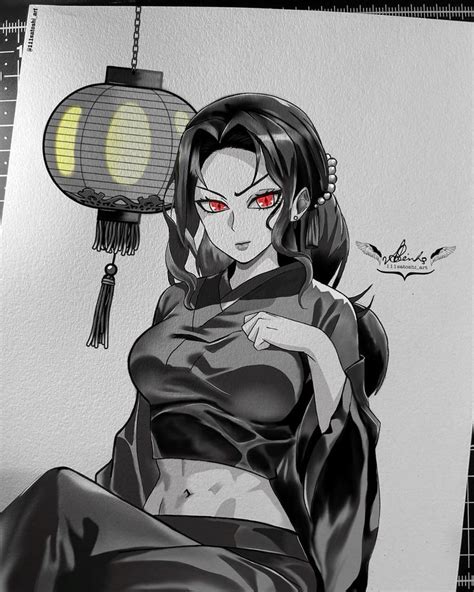 Lady Muzan Demon Slayer In 2024 Demon Art Slayer Anime Character