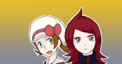 ポケモン 主人公♀とライバル【ポケモンhgss】 リリーのイラスト Pixiv