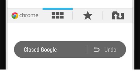 chrome for android adds closed tab undo chromecast support android