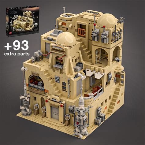 Lego Moc Modular Mos Eisley Cantina By Terauma Rebrickable Build