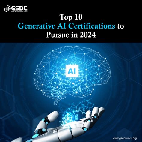 Top 10 Generative Ai Certifications To Pursue In 2024 Ezine Articles