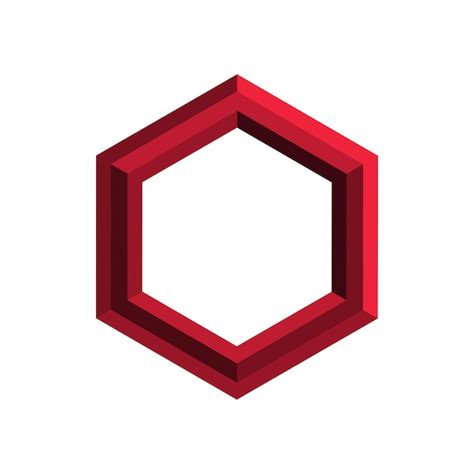 육각형 아이콘 디자인 터 템플릿 프리미엄 벡터