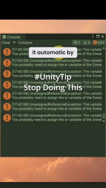 Unassignedreferenceexception Try This Unitytips Coding Gamedev