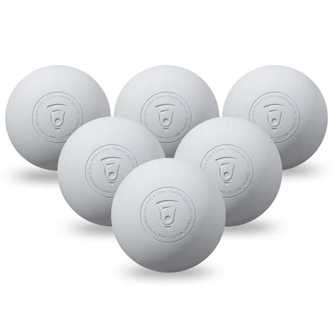Franklin Sports Lacrosse Balls Official Size 63mm 6 Pack