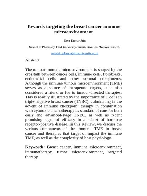 N K Jain Sop 2 Pdf Immunotherapy Biomarker