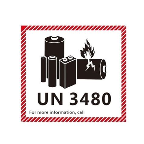 Iata Un3480 Dg Hazard Class 9 Label 12x11cm 100 Pieces Lazada Singapore