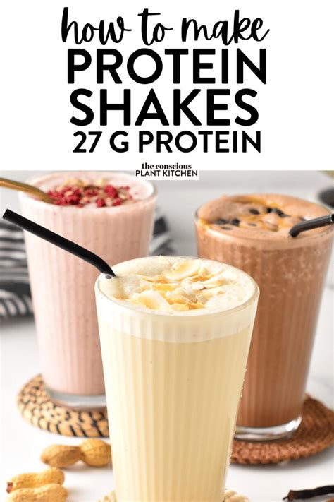 Low Calorie Protein Shake Recipes 3 Ways 27g Proteins The