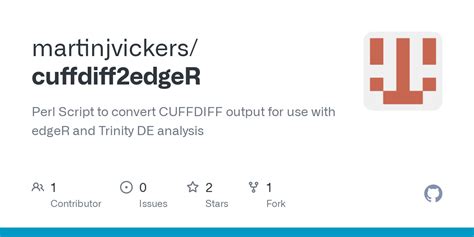 Github Martinjvickers Cuffdiff2edger Perl Script To Convert Cuffdiff