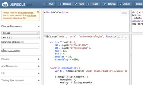 Jsfiddle Examples