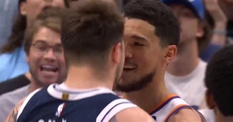 Shut The F Up Luka Doncic Vs Devin Booker Benches Clear In Dallas Mavs Loss To Suns