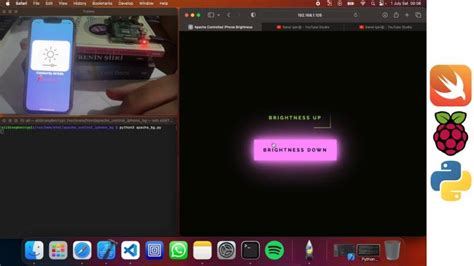 Apache Server Controlled Iphone Screen Brightness Using Swift And