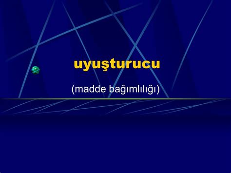 PPT uyuşturucu PowerPoint Presentation free download ID