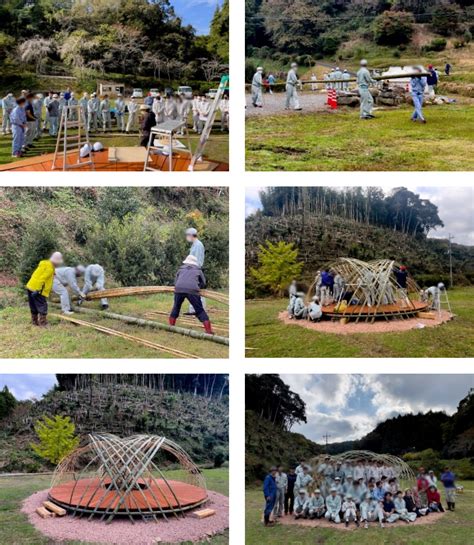しまね森林活動サポートセンター 森林技術ボランティア活動 島根職業能力開発短期大学校：木材資源等利用活動（2022年11月1日）