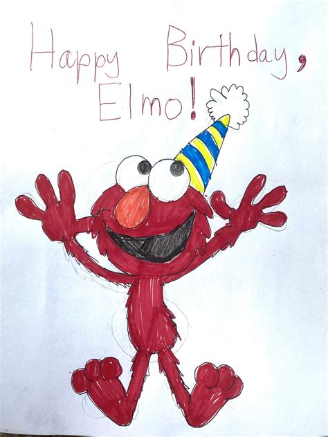 Happy Birthdayelmo By Mcctoonsfan1999 On Deviantart