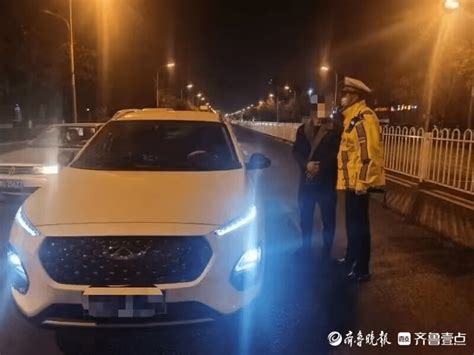 即墨：男子酒驾被查 竟抱怨自己走错路胡某某齐鲁结果