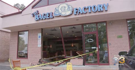 Car Barrels Into Bagel Shop In Delaware County Cbs Philadelphia