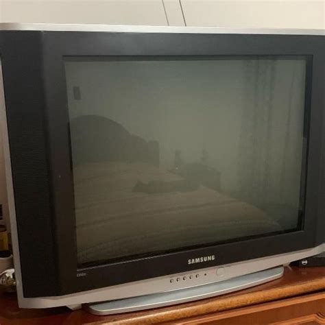 Tv Tubo Tela Plana Samsung 29 Com Conversor Em Guarulhos Clasf Som E Imagem Crt Tv Retro