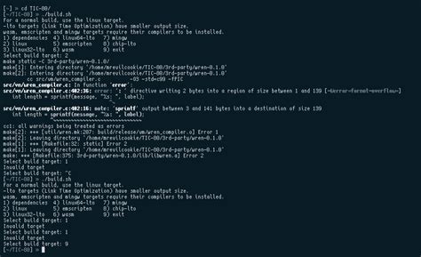 Build Failing On Archlinux Both From Aur And Github · Issue 635 · Nesboxtic 80 · Github