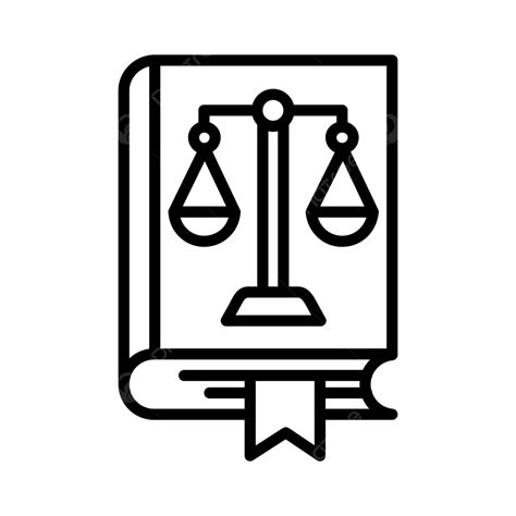 법률 책 라인 아이콘 벡터 책 법원 정당성 Png 일러스트 및 벡터 에 대한 무료 다운로드 Pngtree