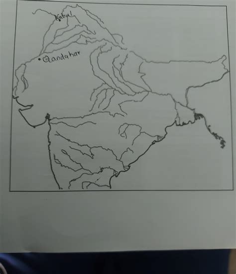 The Mughal Empire Map Work Military Campaigns Under A